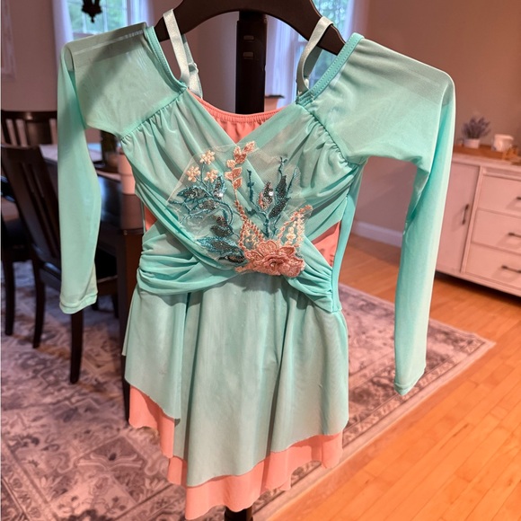 Revolution | Costumes | Revolution Blue And Pink Dance Costume With ...